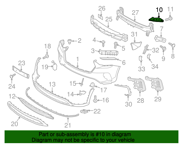 2013-2019 Hyundai Upper Bracket 86551-2W000 | OEM Parts Online