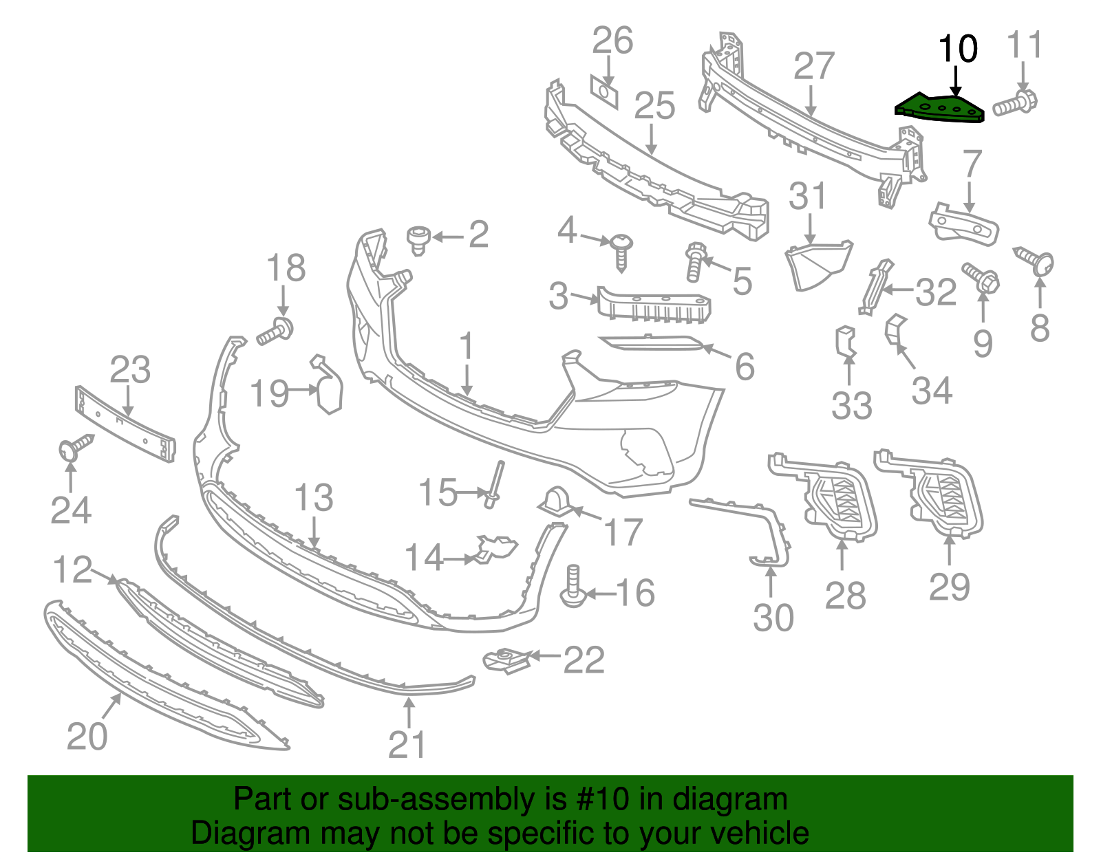 2013-2019 Hyundai Upper Bracket 86552-2W000 | Retail Performance Auto Parts