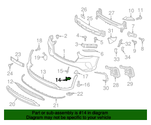 Genuine OEM Lower Cover Holder Part# 86577-B8AA0 Fits 2017-2019 Hyundai ...