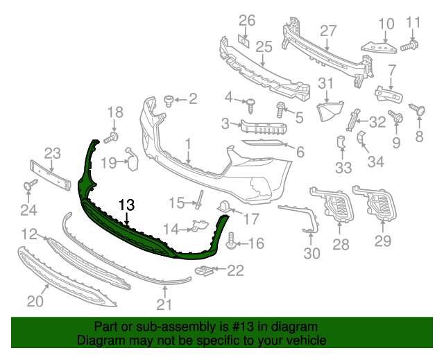 2017-2019 Hyundai Lower Cover 86512-B8AA0 | HyundaiParts.Online