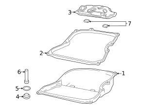 2017-2022 Volkswagen Transmission Oil Pan 09G-321-361-F | QuirkParts