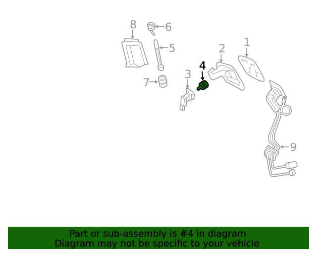 222-820-32-97 - Actuator Rod 2018-2019 Mercedes-Benz GLC 350e ...
