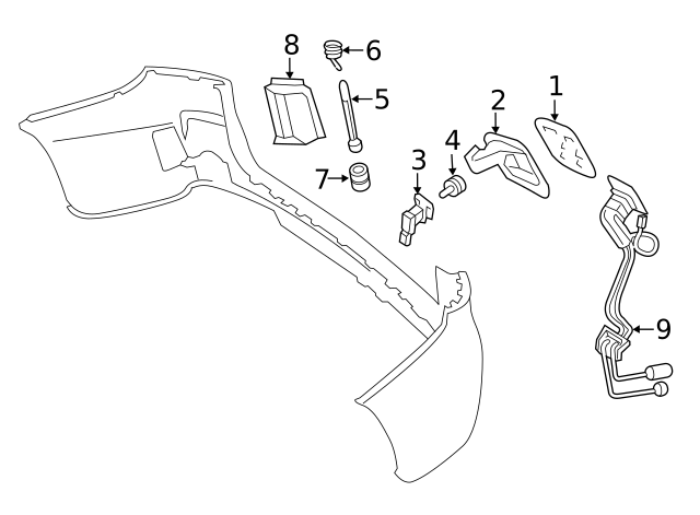 222-820-32-97 - Actuator Rod 2018-2019 Mercedes-Benz GLC 350e ...
