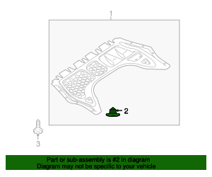 1999-2014 Volkswagen Splash Shield Clip N-905-333-01 | vwpartscente