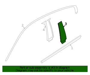 51-33-7-435-418 - Door Applique 2020-2024 BMW | AutoNationParts.com