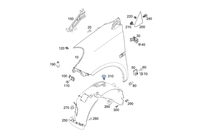 4538810116 - Reinforcement 2009-2010 Smart Fortwo | Mercedes-Benz USA Parts