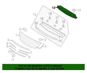 2006-2010 Hyundai Azera Upper Cover 86353-3L300 | OEM Parts Online