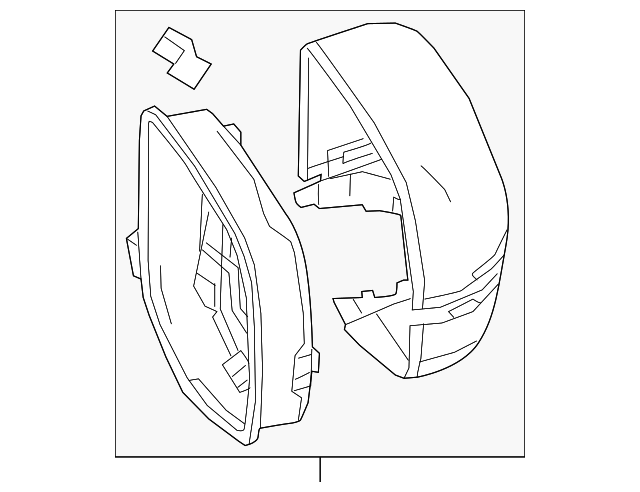 2020-2025 Acura RDX Mirror Housing 76205-TJB-A02ZN | OEM Parts Online