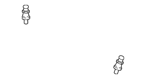 2009-2024 Mitsubishi Engine Cover Stud 1003A010 | Mitsubishi Parts ...