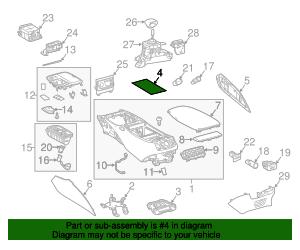 58916-50220 - Mat 2023-2024 Lexus | AutoNation Parts