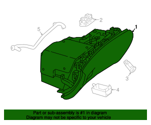 238-680-35-00-8U30 - Glove Box Assembly 2018-2023 Mercedes-Benz ...