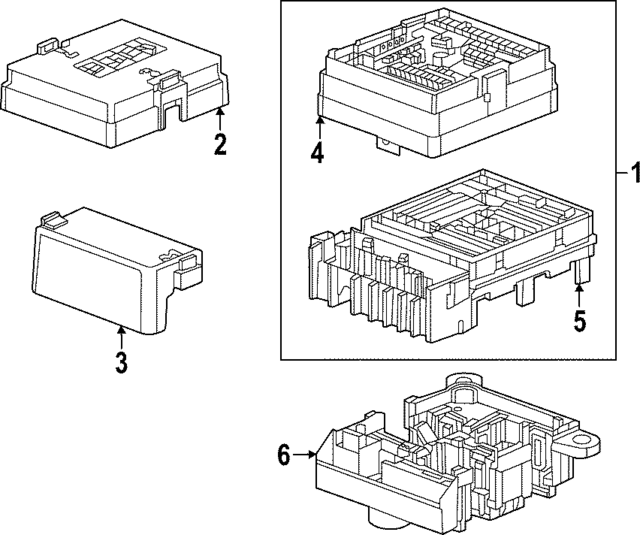 2023-2024 GM Fuse And Relay Center Bracket 26316487 | Karl Kustoms OEM ...