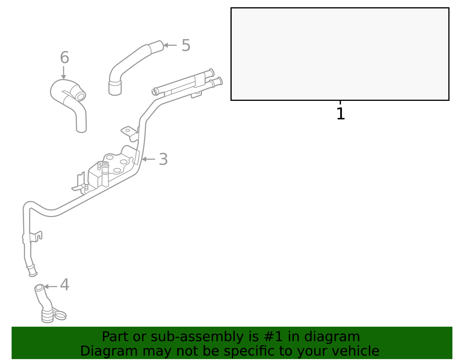 2021-2025 Audi HVAC Heater Hose Assembly 4K1-819-350-M | Retail ...