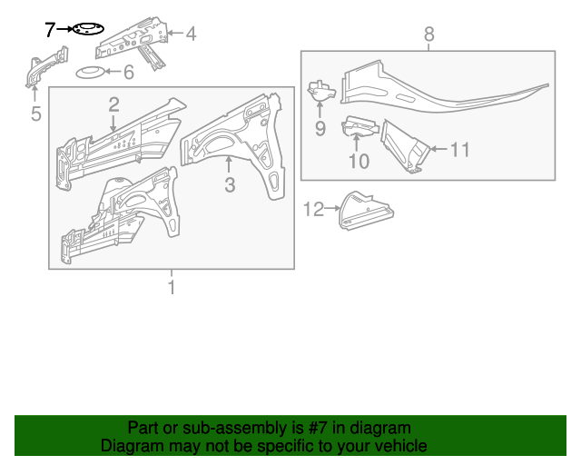 166-620-16-01 - Side Reinforced Reinforcement For 2013-2019 Mercedes ...