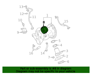 06M-145-461-D - Turbocharger Wastegate Actuator 2018-2024 Audi | Audi ...