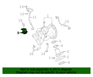 06M-145-710-F - Turbocharger Boost Pressure Relief Valve 2018-2023 Audi ...