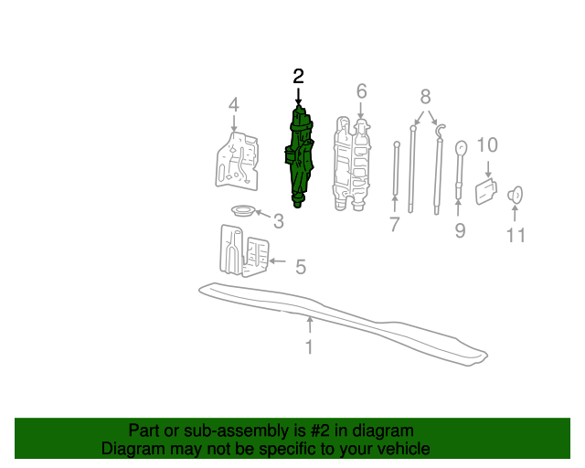 1996-2024 GM Jack Assembly 84924871 | GM Parts Center
