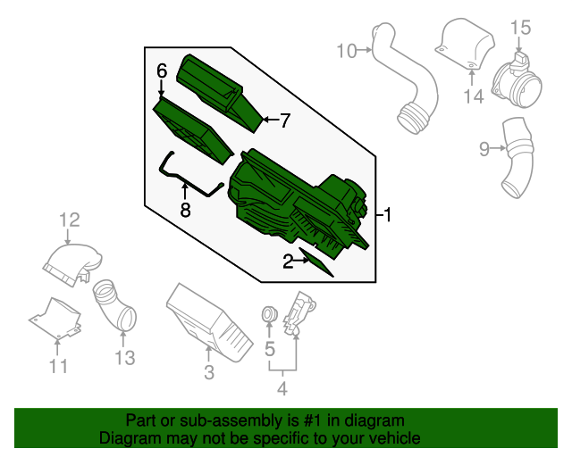 8694606 - Air Cleaner Assembly - 2004-2013 Volvo | Volvo OEM Parts Direct