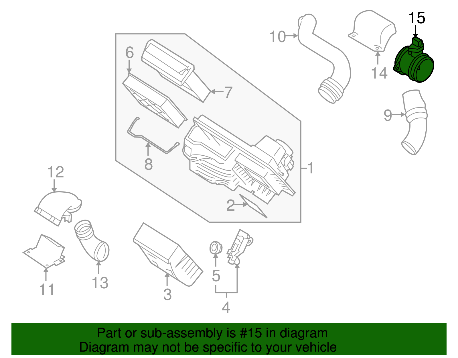31342364 - Mass Air Flow Sensor 2004-2013 Volvo | AutoNation Parts