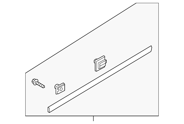 87721-D3000-CA - Lower Molding - 2016-2021 Hyundai Tucson | World OEM ...