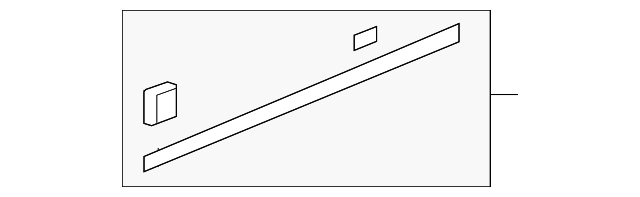 2009-2017 Chevrolet Traverse Primed Passenger Side Door Molding ...