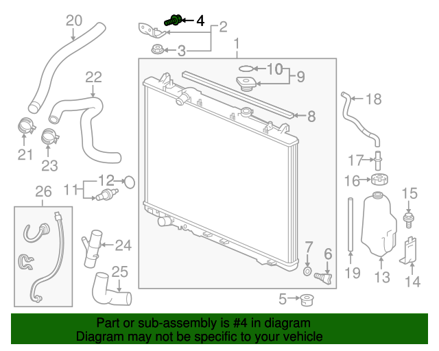 93405-06016-05 - Door Window Division Bar Bolt 2000-2024 Honda | Honda ...
