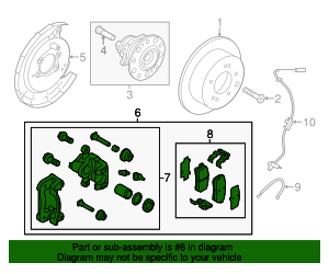 2011-2016 Hyundai Caliper Assembly 58230-3X300 | OEM Parts Online