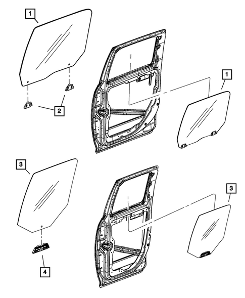 Glass and Interior Rear View Mirror for 2019 Ram 1500 Classic | Mopar ...
