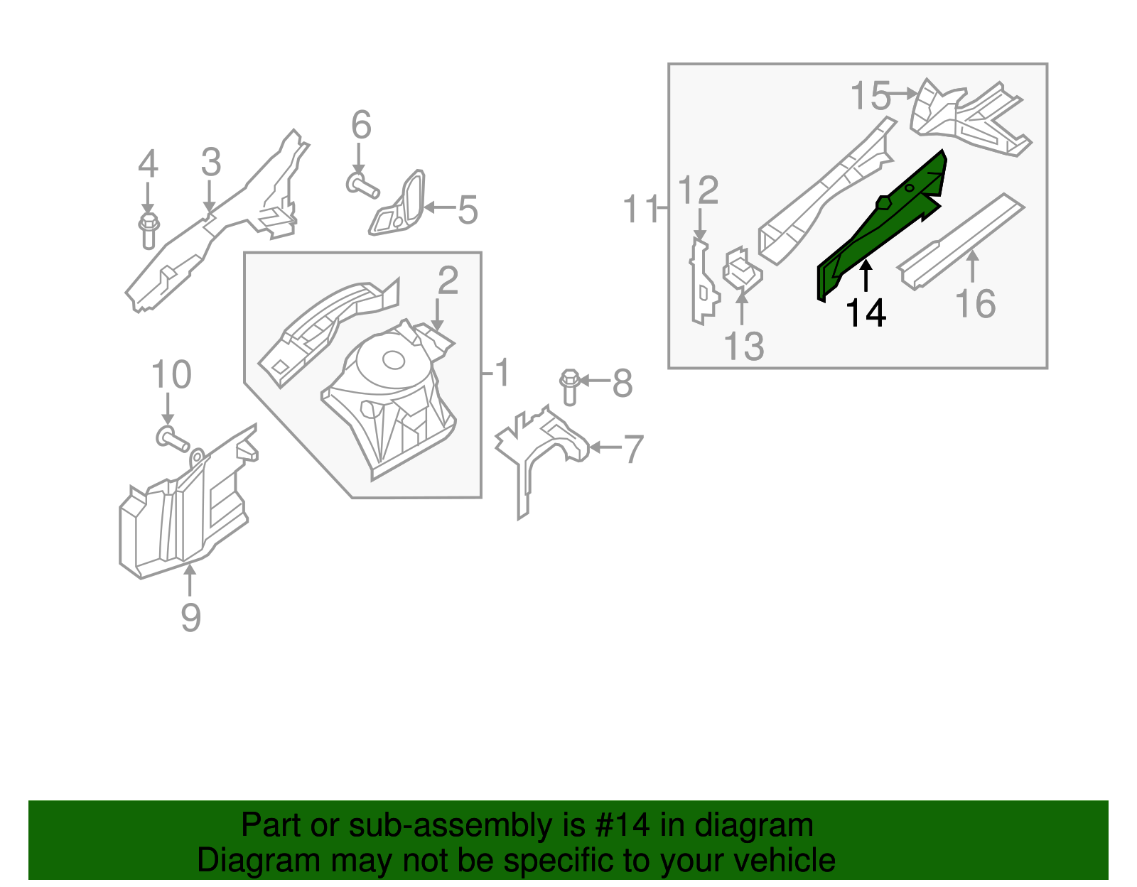 2007-2014 Nissan Closing Plate 75130-JA030 | Temecula Nissan Parts