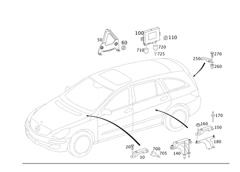 KEYLESS GO® for 2008 Mercedes-Benz R 350 | Mercedes-Benz USA Parts