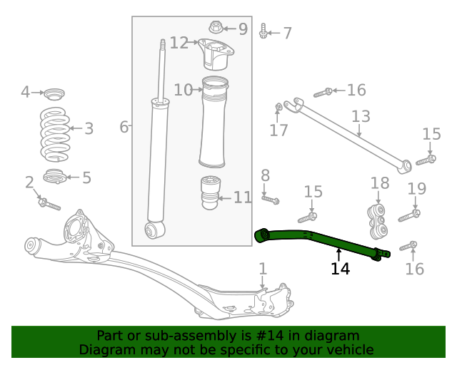 2020-2022 GM Lateral Arm 42708094 | GMPartsDirect.com