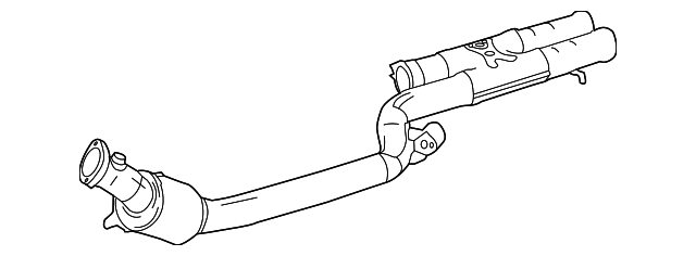 221-490-97-20-80 - Converter & Pipe 2011-2014 Mercedes-Benz | Mercedes ...