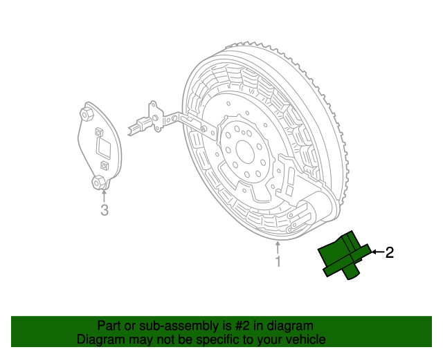 2011-2012 BMW Hybrid Motor Rotor Position Sensor 12-35-7-593-819 | OEM ...