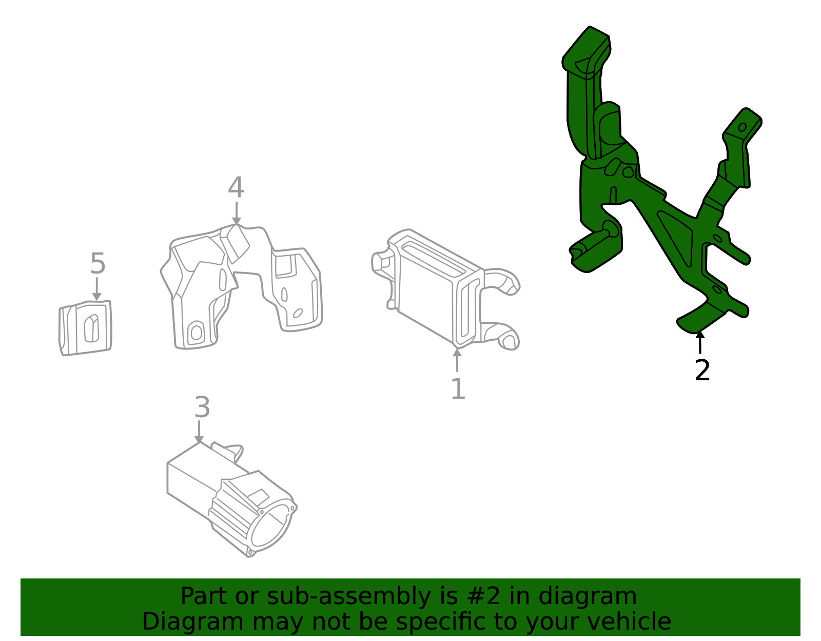 2020-2025 Nissan Sentra Bracket 28452-6LA0A | My Nissan Part