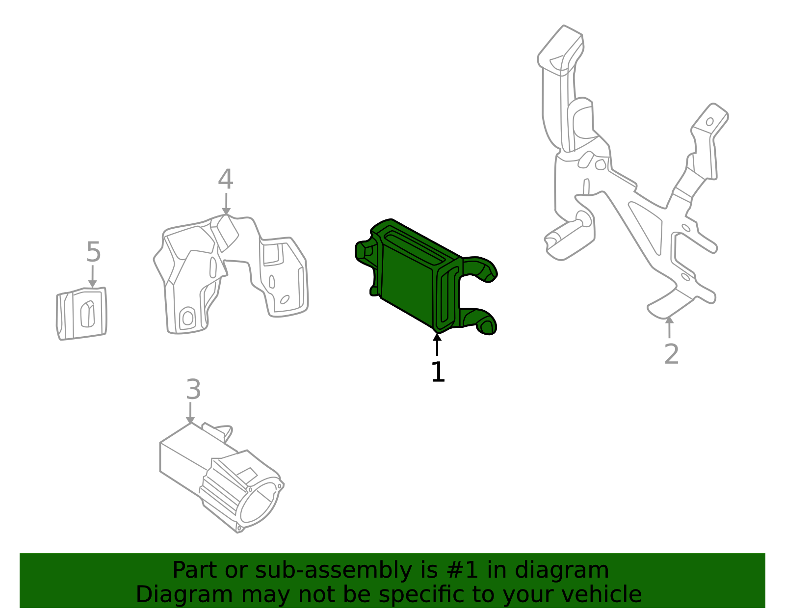 2020-2025 Nissan Sentra Distance Sensor 28438-6LA3C | Nissan Parts Central