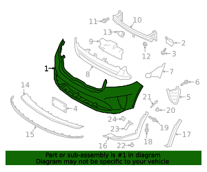 86511-C6500 - Bumper Cover 2019-2020 Kia Sorento | Genuine Kia Parts