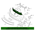 2019-2020 Kia Sorento Lower Grille 86560-C6500 | TascaParts.com