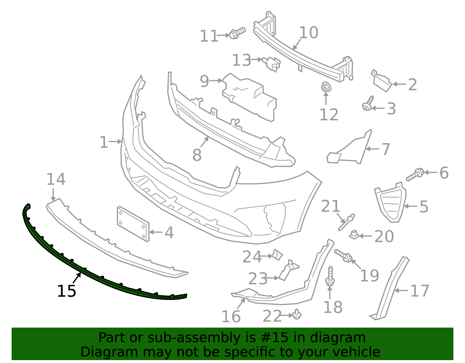 86567-C6500 - Valance 2019-2020 Kia Sorento | Kia.Parts Store