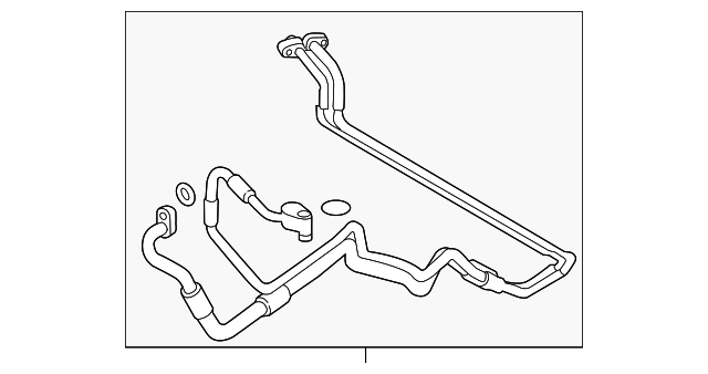 8R0-820-885-E - Front AC Line 2014-2016 Audi Q5 | Audi OEM Parts