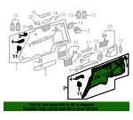 166-690-05-01-9051 - Side Trim Panel 2013-2019 Mercedes-Benz | Mercedes ...