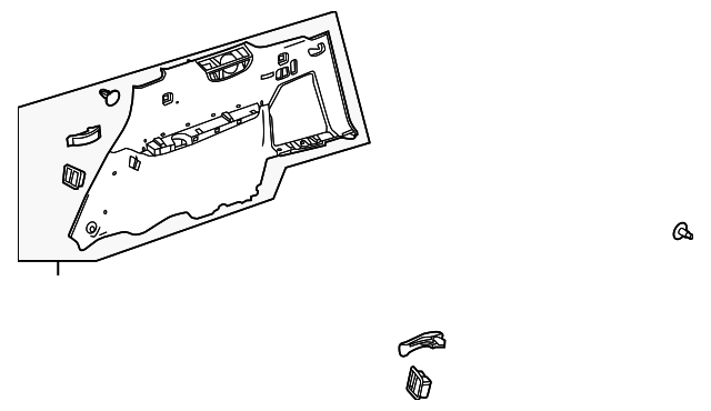 166-690-02-01-9051 - Side Trim Panel 2013-2019 Mercedes-Benz | Mercedes ...