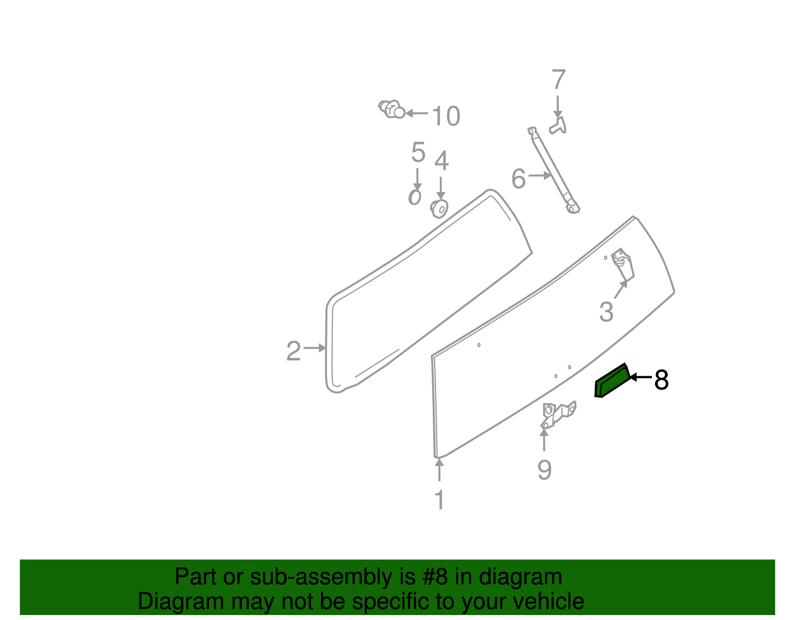 90336-7S000 (903367s000) - 2004-2010 Infiniti QX56 Handle | Infiniti ...