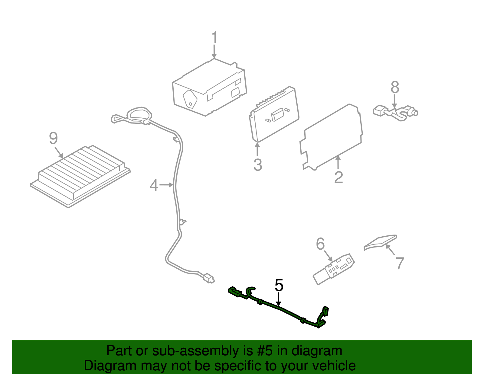 GJ5Z-14D202-BB - Connector Wire 2017-2019 Ford Escape | Big 3 Auto Parts