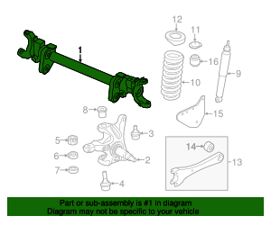 2017 Ford Axle Beam HC3Z-3010-D | OEM Parts Online