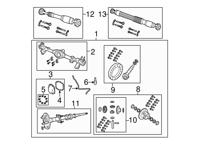 2018-2019 Jeep Wrangler Axle Assembly 68391559AA | TascaParts.com