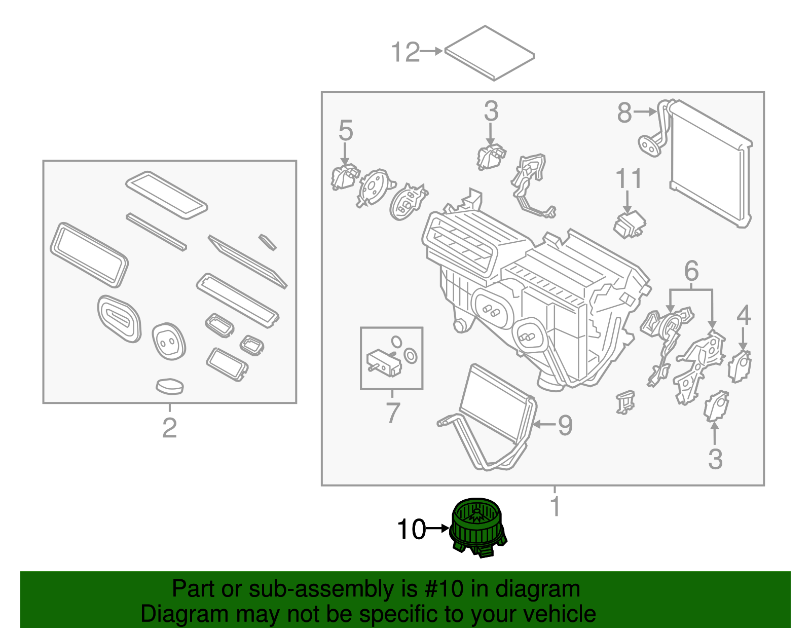 Genuine OEM Ford Part - Blower Motor DG9Z-19805-B | Genuine OEM Ford ...