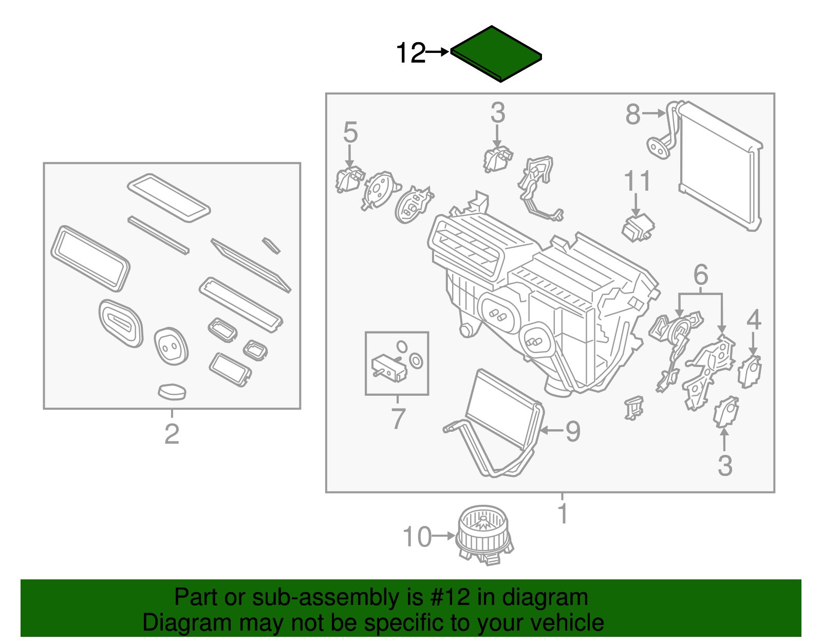 2013-2024 Ford Motorcraft™ Cabin Air Filter FP-71A | TascaParts.com