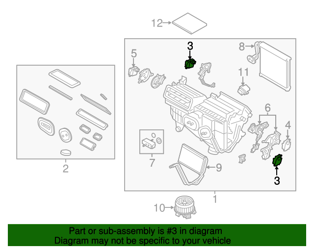 Genuine OEM Ford Part - Mode Motor GS7Z-19E616-B | Genuine OEM Ford ...