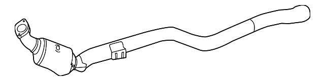 212-490-44-47-64 - Exhaust Gas Line Mercedes-Benz USA Parts