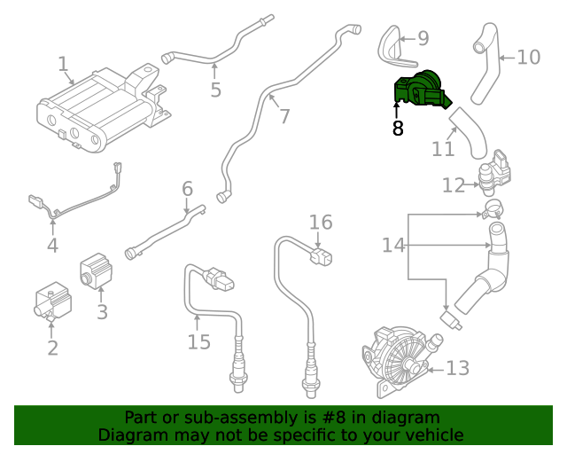 2021-2024 Kia Purge Valve 28910-2M442 | QuirkParts